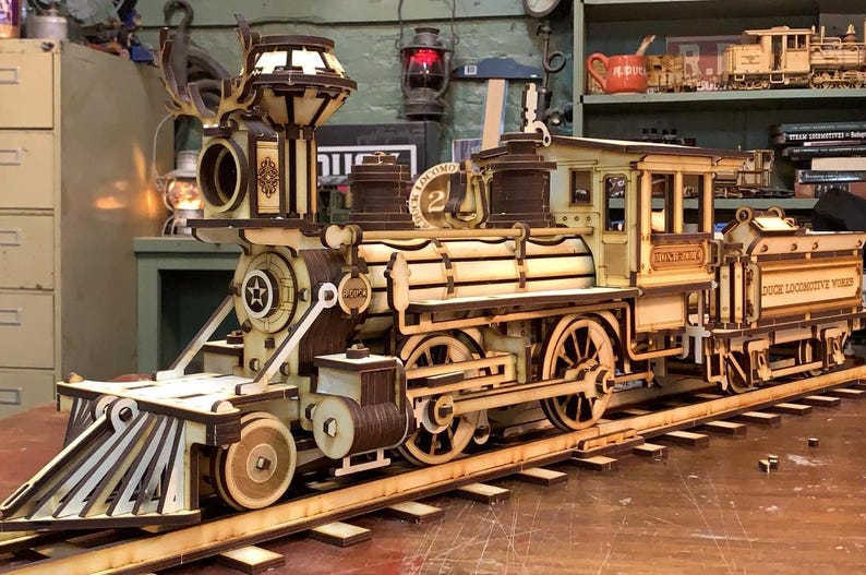 SUPER-SCALE : 1871 C-25 2-4-0 Montezuma Locomotive - Etsy