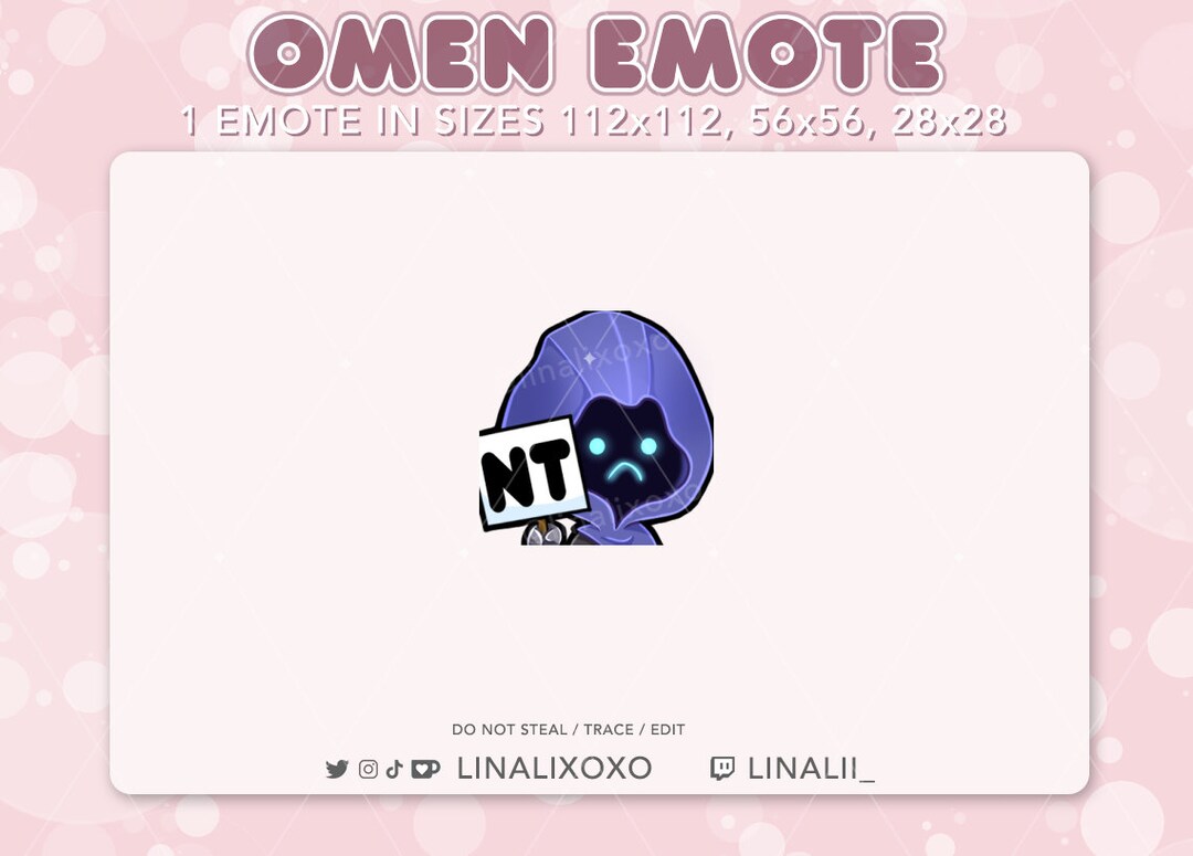 Sad NT Nice Try Valorant Omen Emote | Cute Chibi Twitch Streamer ...