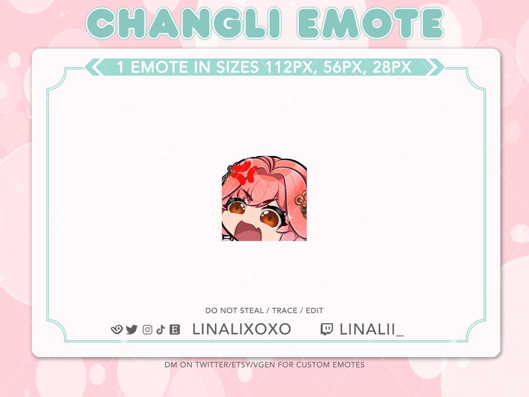 Angry Mad Yell Rage Wuthering Waves Changli Emote | Cute Chibi Twitch ...