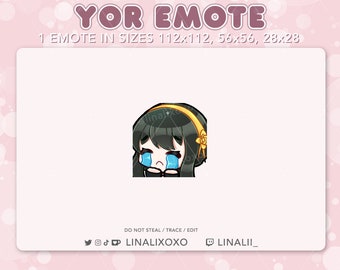 Spy X Family Twitch Emotes - Etsy