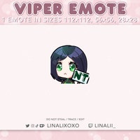 Valorant Neon Emote Set Pack Cute Chibi Twitch Streamer Discord Emotes ...
