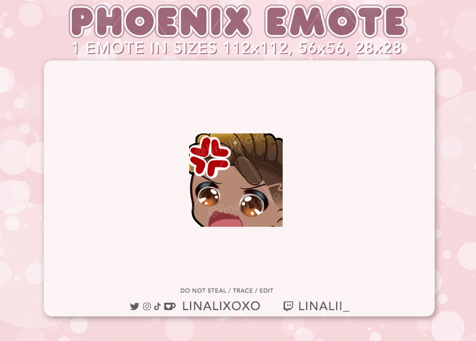 Angry Mad Rage Valorant Phoenix Emote | Cute Chibi Twitch Streamer ...