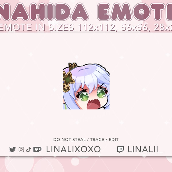 Emote Genshin Nahida - Etsy
