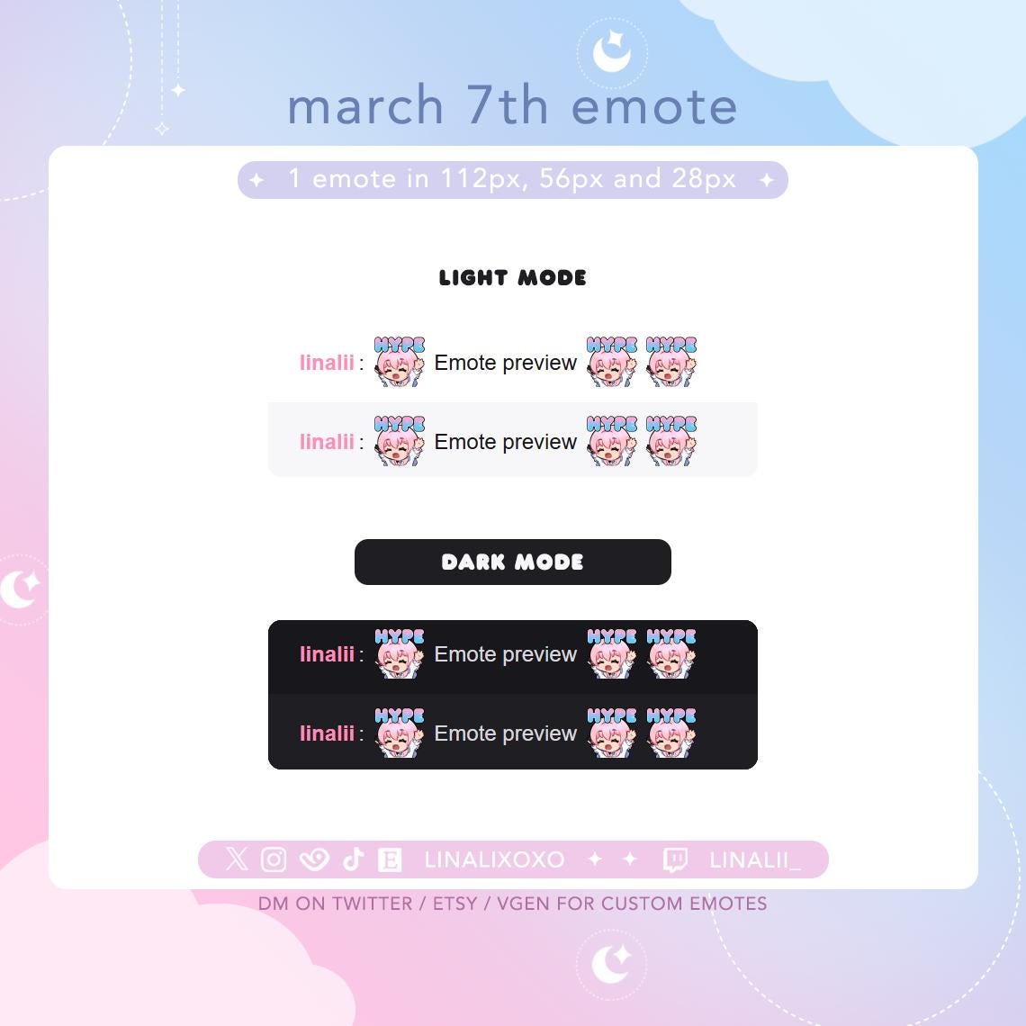 Hype Hypers Celebration Honkai Star Rail March 7th Emote | Cute Chibi ...