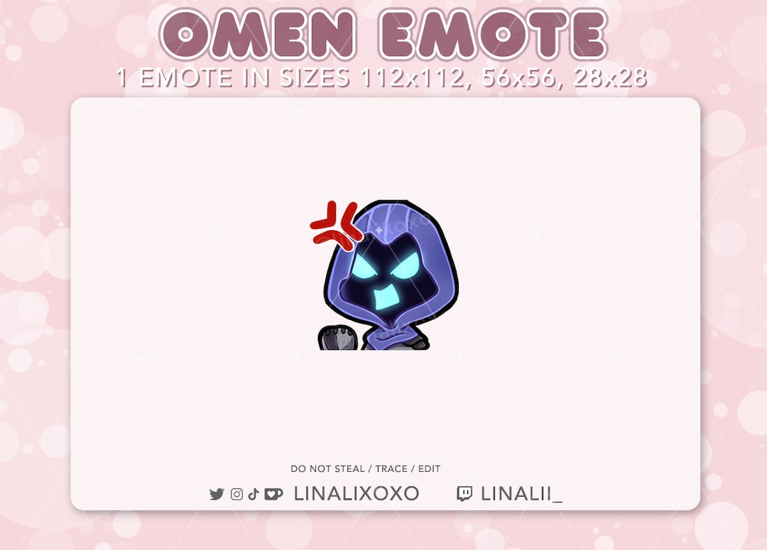 Angry Mad Malding Shout Valorant Omen Emote | Cute Chibi Twitch ...