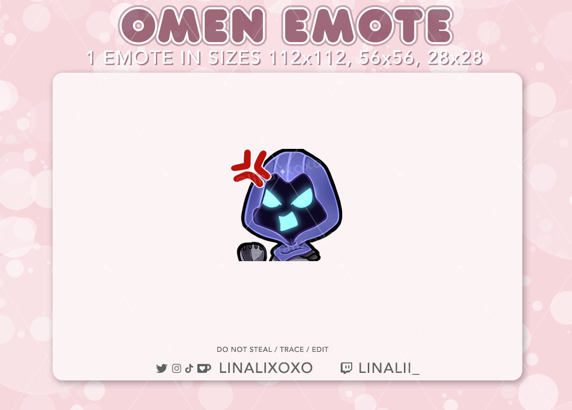 Angry Mad Malding Shout Valorant Omen Emote | Cute Chibi Twitch ...