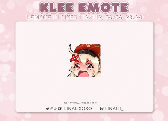Angry Rage Mad Genshin Impact Klee Emote Cute Chibi Twitch - Etsy Australia