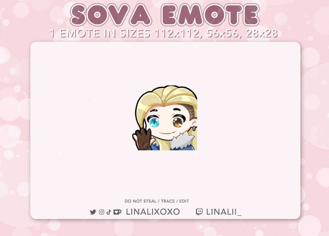 Hi Hello Wave Valorant Sova Emote | Cute Chibi Twitch Streamer Discord ...