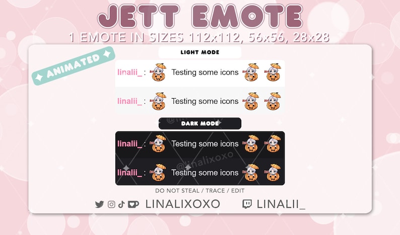 Animated Boo Halloween Pumpkin Valorant Jett Emote | Cute Chibi Twitch ...