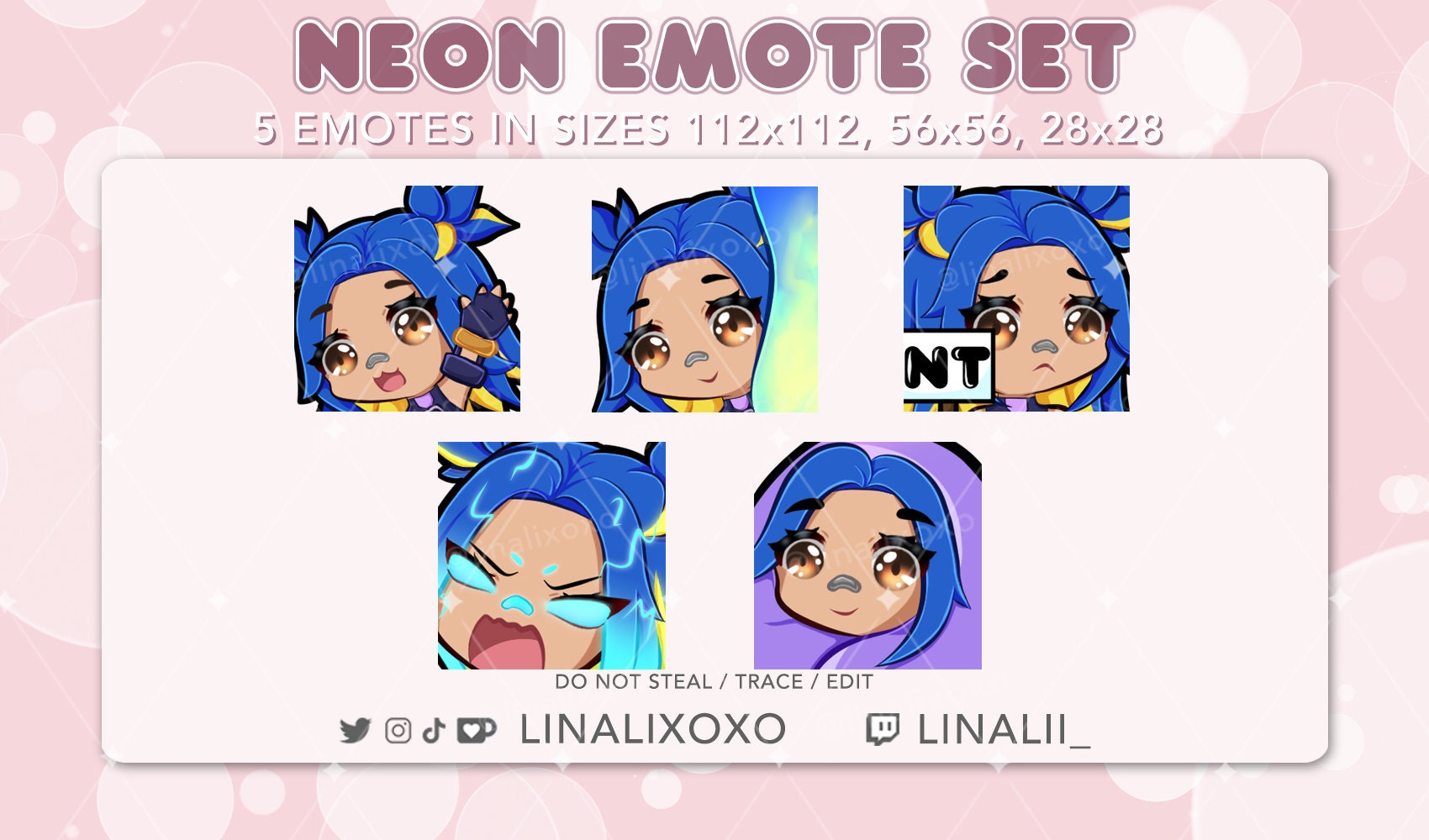 Valorant Neon Emote Set Pack Cute Chibi Twitch Streamer - Etsy