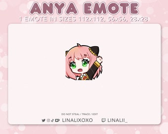 Chibi Anya Emotes - Etsy