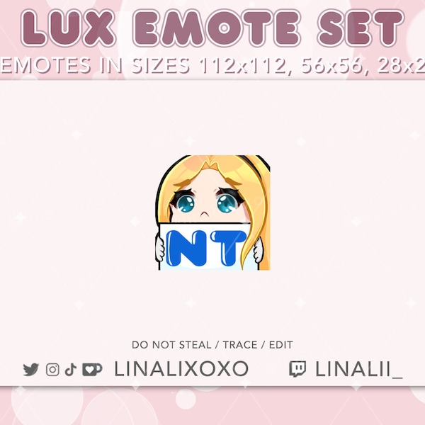 Lol Emotes Lux - Etsy