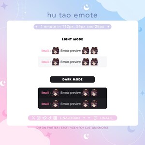 Sad Plead Cry Beg Genshin Impact Hu Tao Emote | Cute Chibi Twitch ...