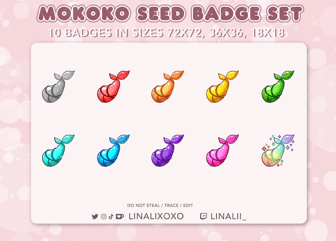 Lost Ark Mokoko Seeds Sub/bit/cheer Badges | Cute Chibi Twitch Streamer ...