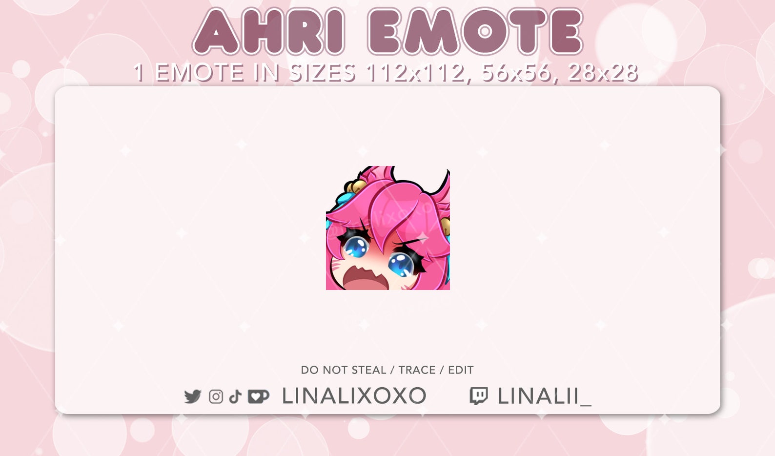 Angry Rage Mad Lol League of Legends Spirit Blossom Ahri Emote Cute ...