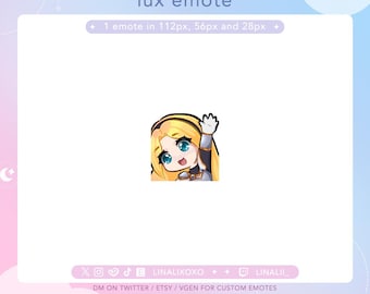 Hello Hi Wave Valorant Gekko Emote | Cute Chibi Twitch Streamer Discord ...