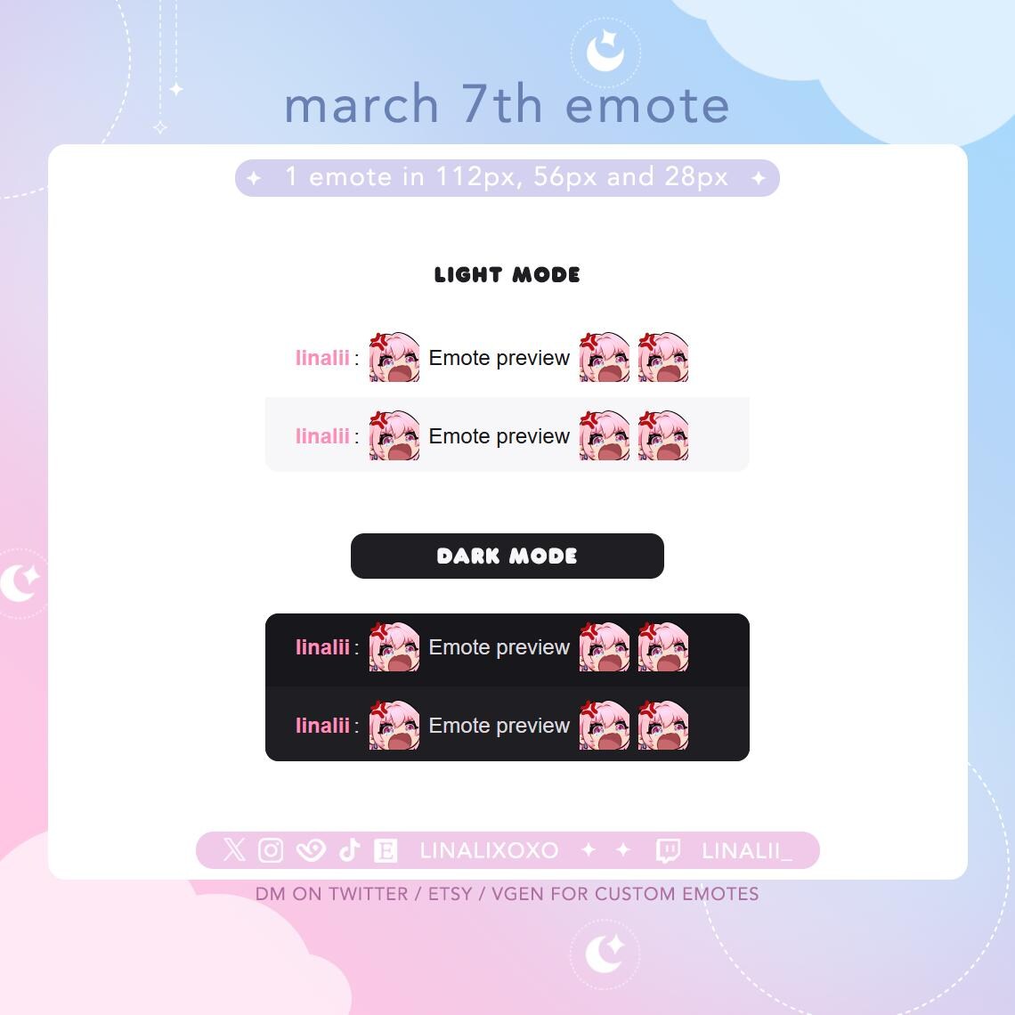 Rage Mad Angry Honkai Star Rail March 7th Emote | Cute Chibi Twitch ...