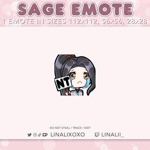 Valorant Sage Cry Emote Twitch/discord - Etsy
