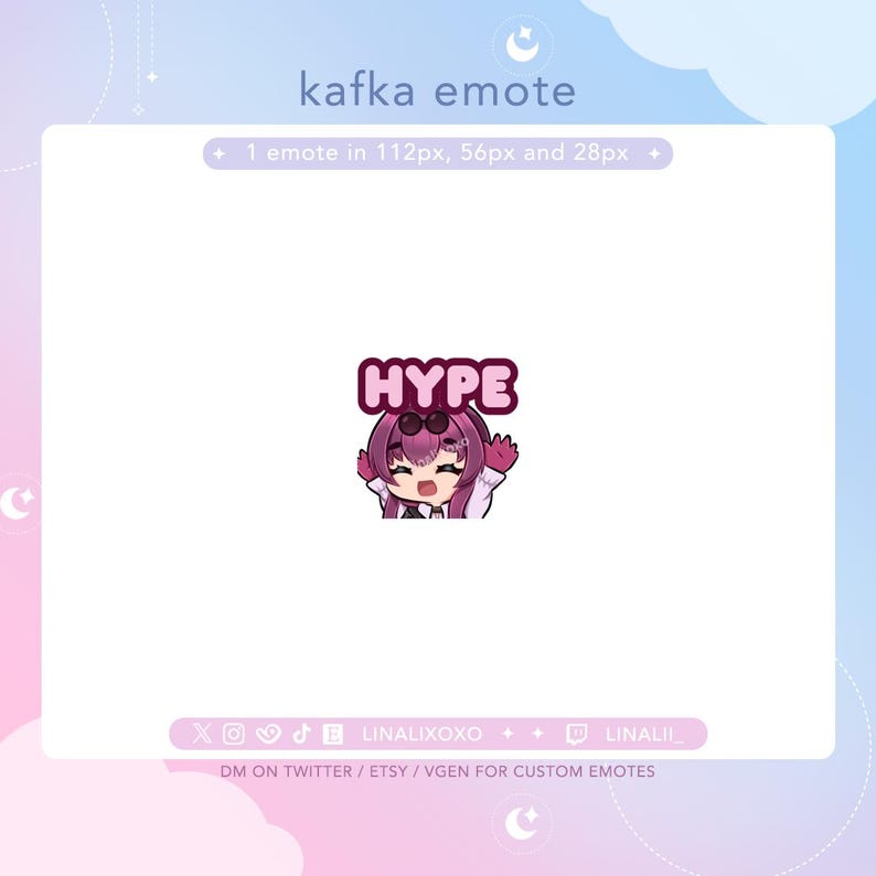 Hype Hypers Celebration Yay Honkai Star Rail Kafka Emote | Cute Chibi ...