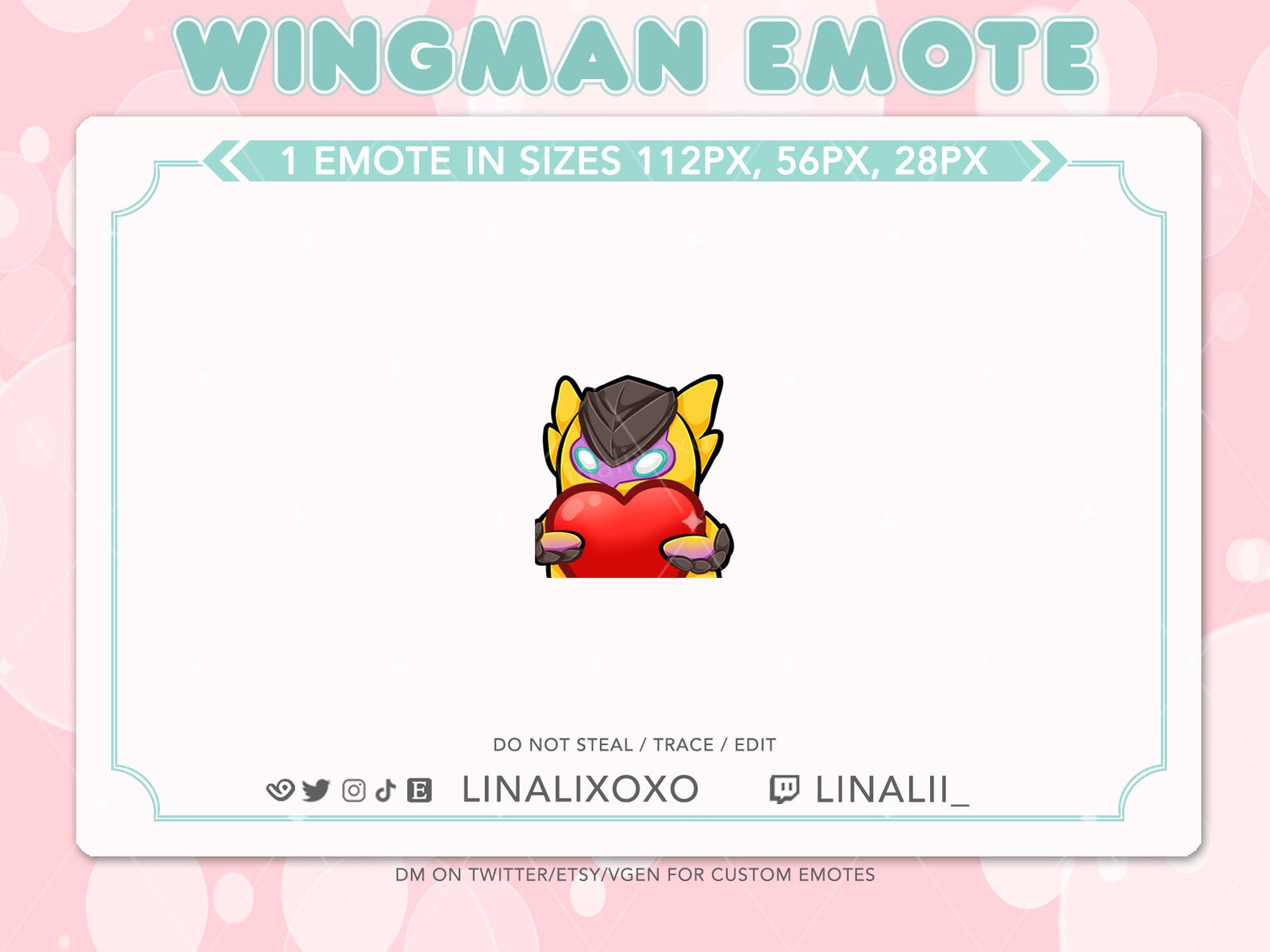 Love Heart Valorant Wingman Emote | Cute Chibi Twitch Streamer Discord ...