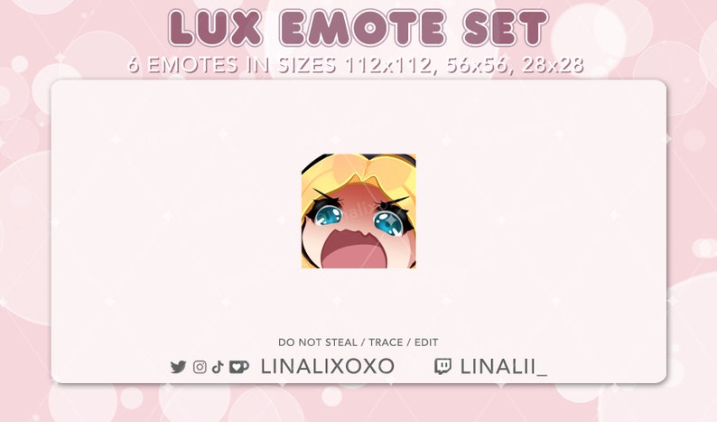 Angry Rage Mad Lol League of Legends Lux Emote Cute Chibi Twitch ...