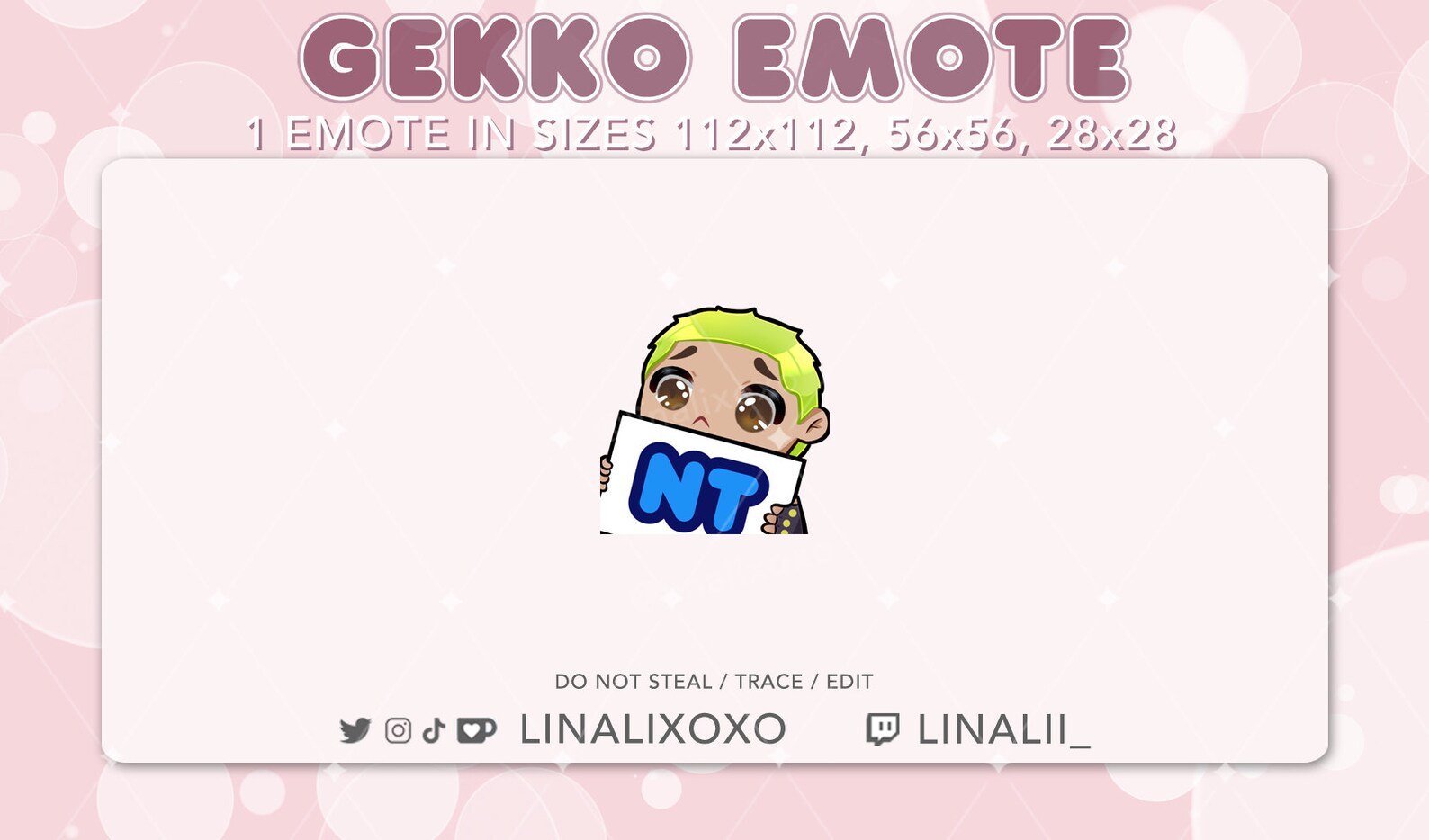 NT Nice Try Valorant Gekko Emote | Cute Chibi Twitch Streamer Discord ...