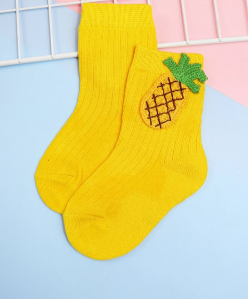 Kids' Veggie - Fruit Design Socks , Cute Socks, Kids' Socks, Boys ...