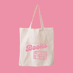 Book Tote Bag Library Book Bag for the Love of Good Books - Etsy