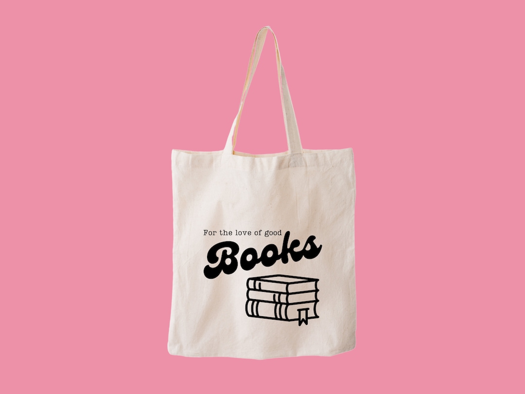 Book Tote Bag Library Book Bag for the Love of Good Books - Etsy