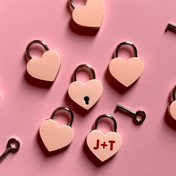 Heart Shaped Lock - Etsy