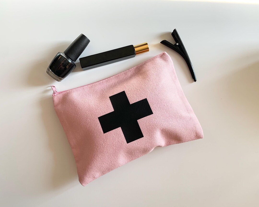 First Aid Pouch Pink First Aid Kit First Aid Bag Girly Medication Bag ...