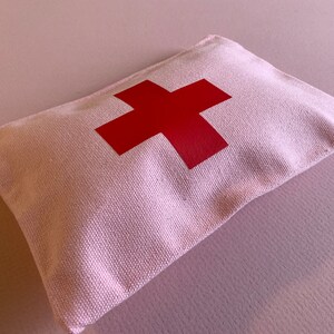 First Aid Pouch Pink First Aid Kit Girly Red Cross First Aid Bag Pink ...