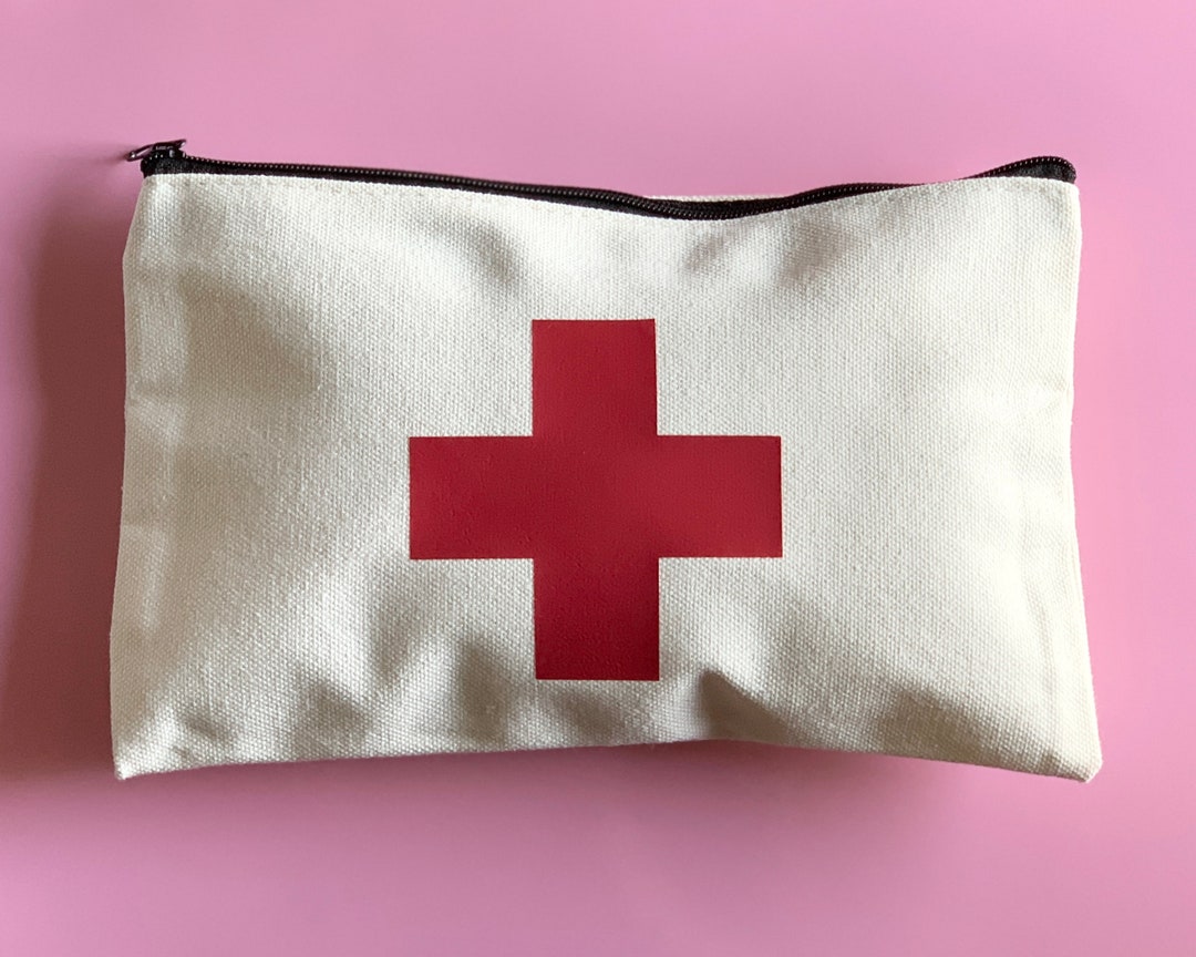 First Aid Bag First Aid Pouch First Aid Zippered Bag Red Cross Bag ...