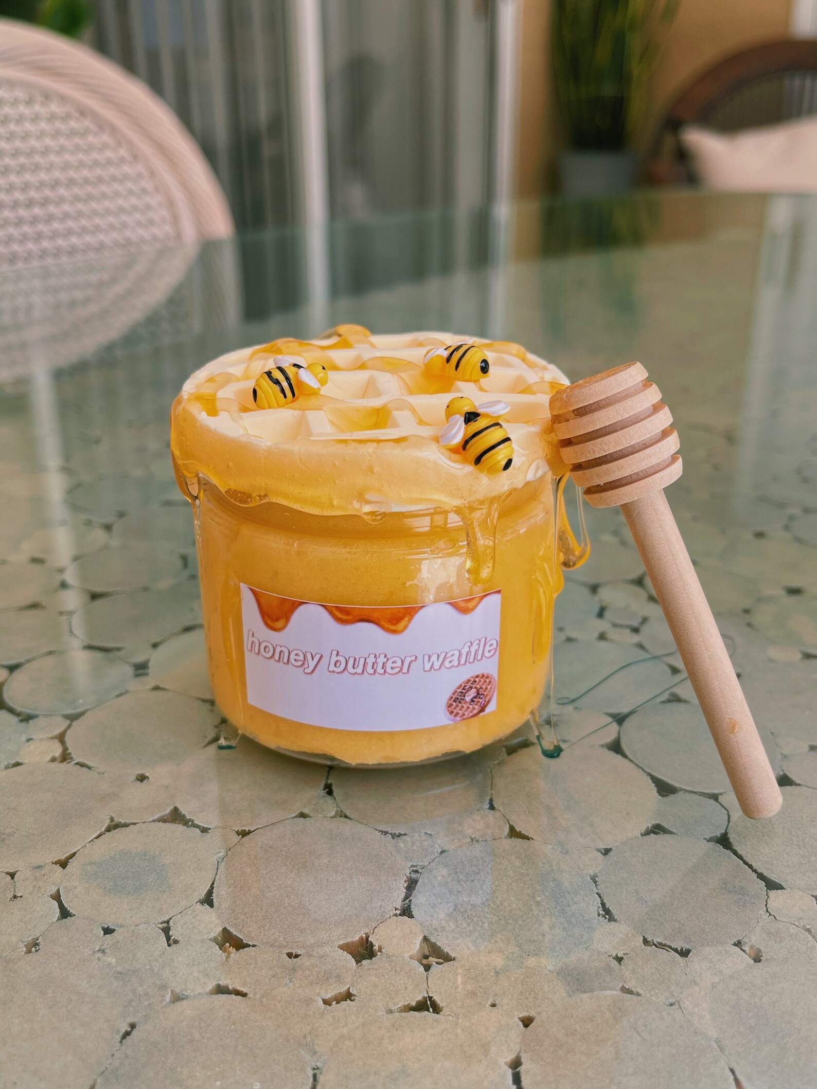 DIY Honey Butter Waffle Scented Slime - Etsy