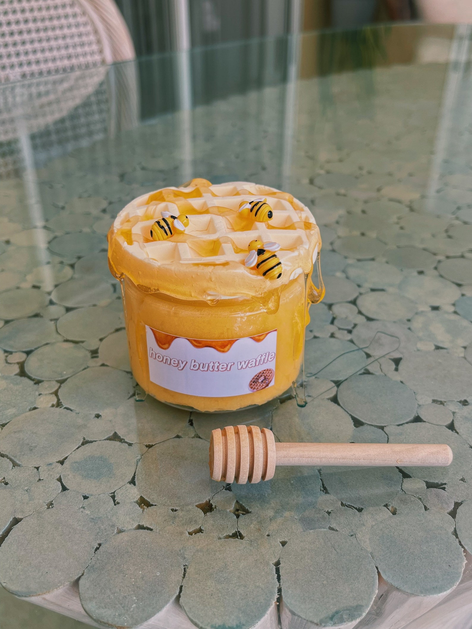 DIY Honey Butter Waffle Scented Slime - Etsy