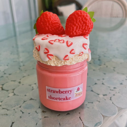 DIY Strawberry Shortcake Scented Slime - Etsy