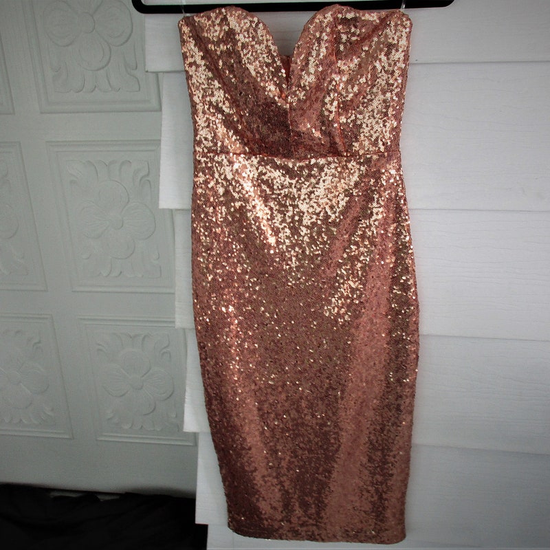 Rose Gold Dress Women - Etsy