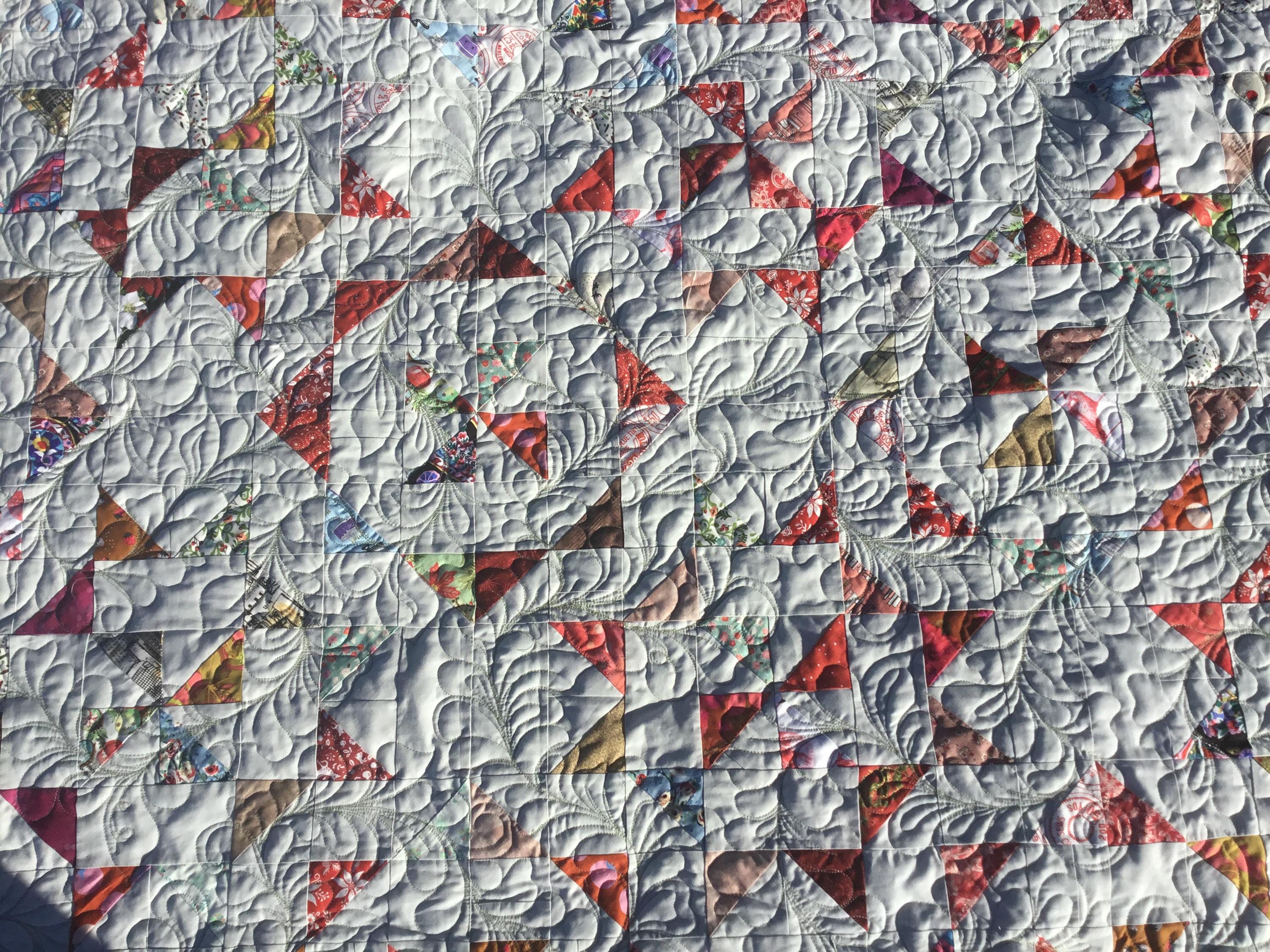 Scrappy Antique Lace Quilt - Etsy