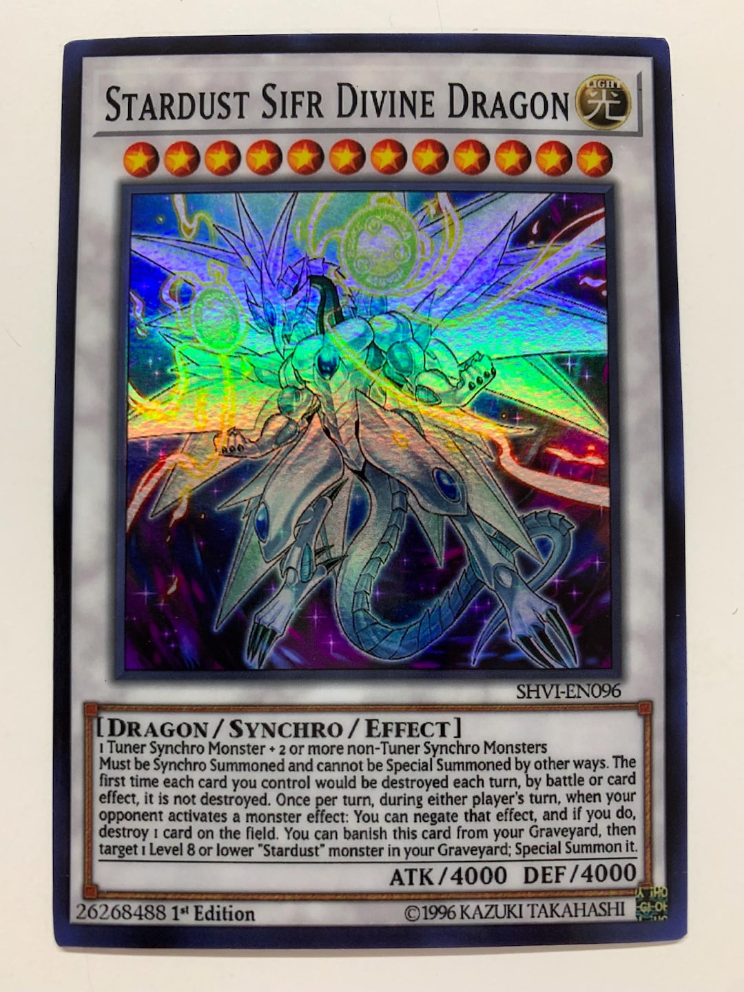 Stardust Sifr Divine Dragon | Super Rare | Orica PROXY - Etsy