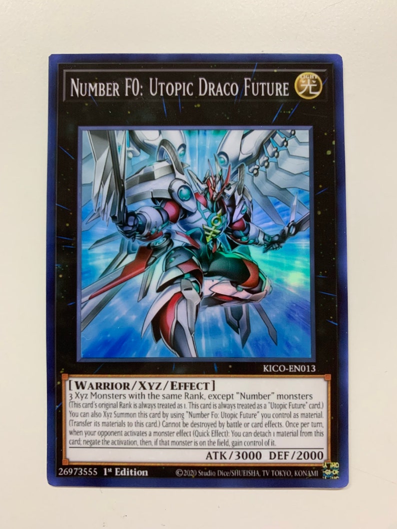 Number F0: Utopic Draco Future Super Rare Orica PROXY - Etsy