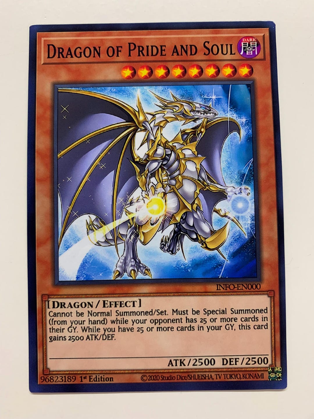 Dragon of Pride and Soul | Secret Rare | Orica PROXY - Etsy