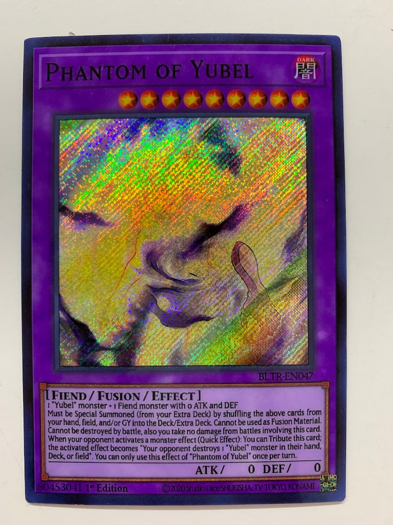 Phantom of Yubel | Secret Rare | Orica PROXY - Etsy