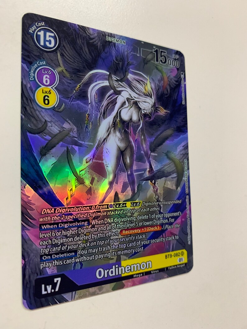 Ordinemon BT9-082 alternate Art FULL HOLO Orica PROXY - Etsy