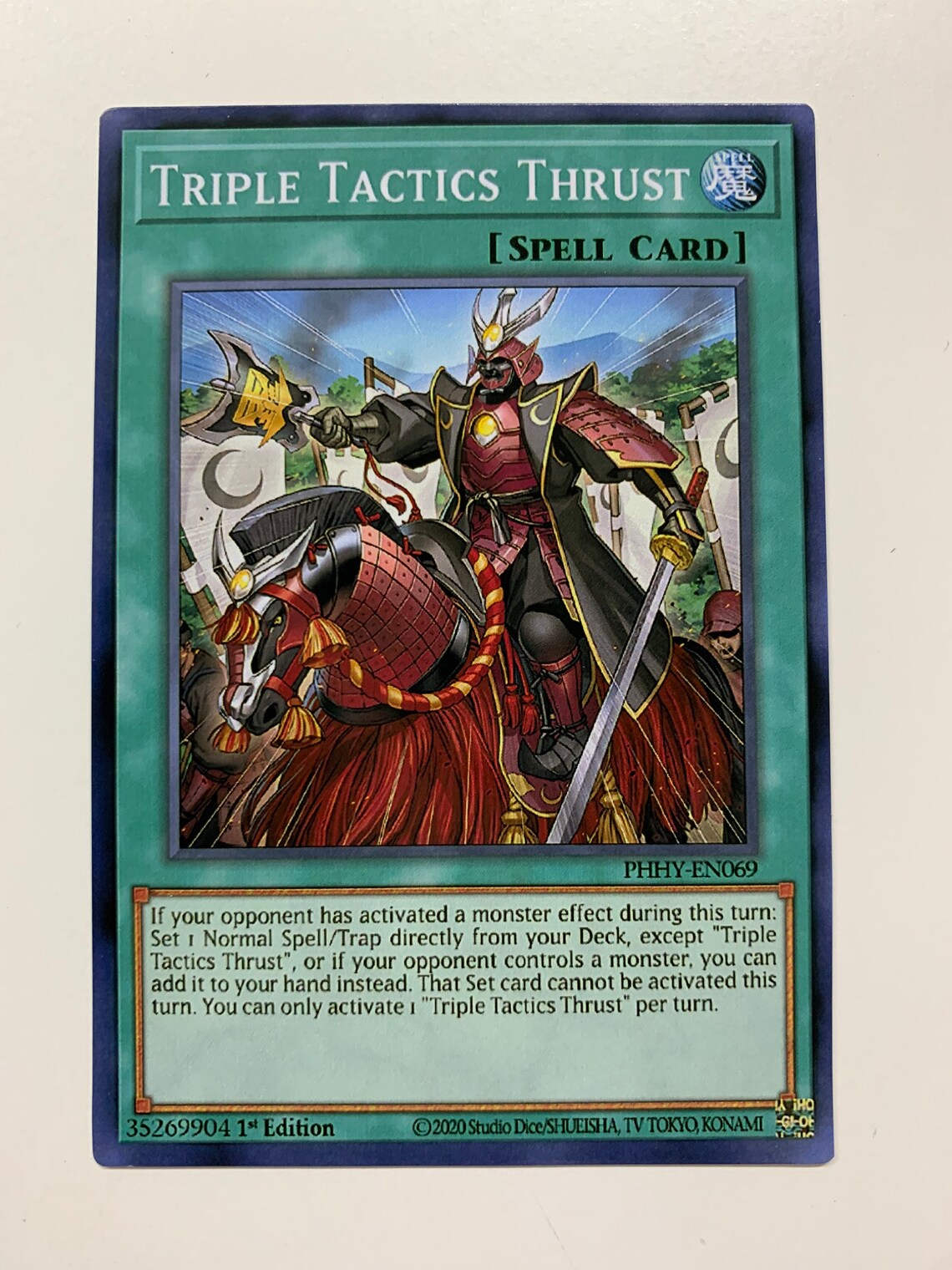 Triple Tactics Thrust Secret Rare Orica PROXY - Etsy Canada