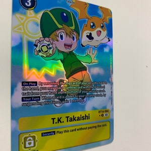 Tk Takaishi BT14-084 alternate Art FULL HOLO Orica PROXY - Etsy