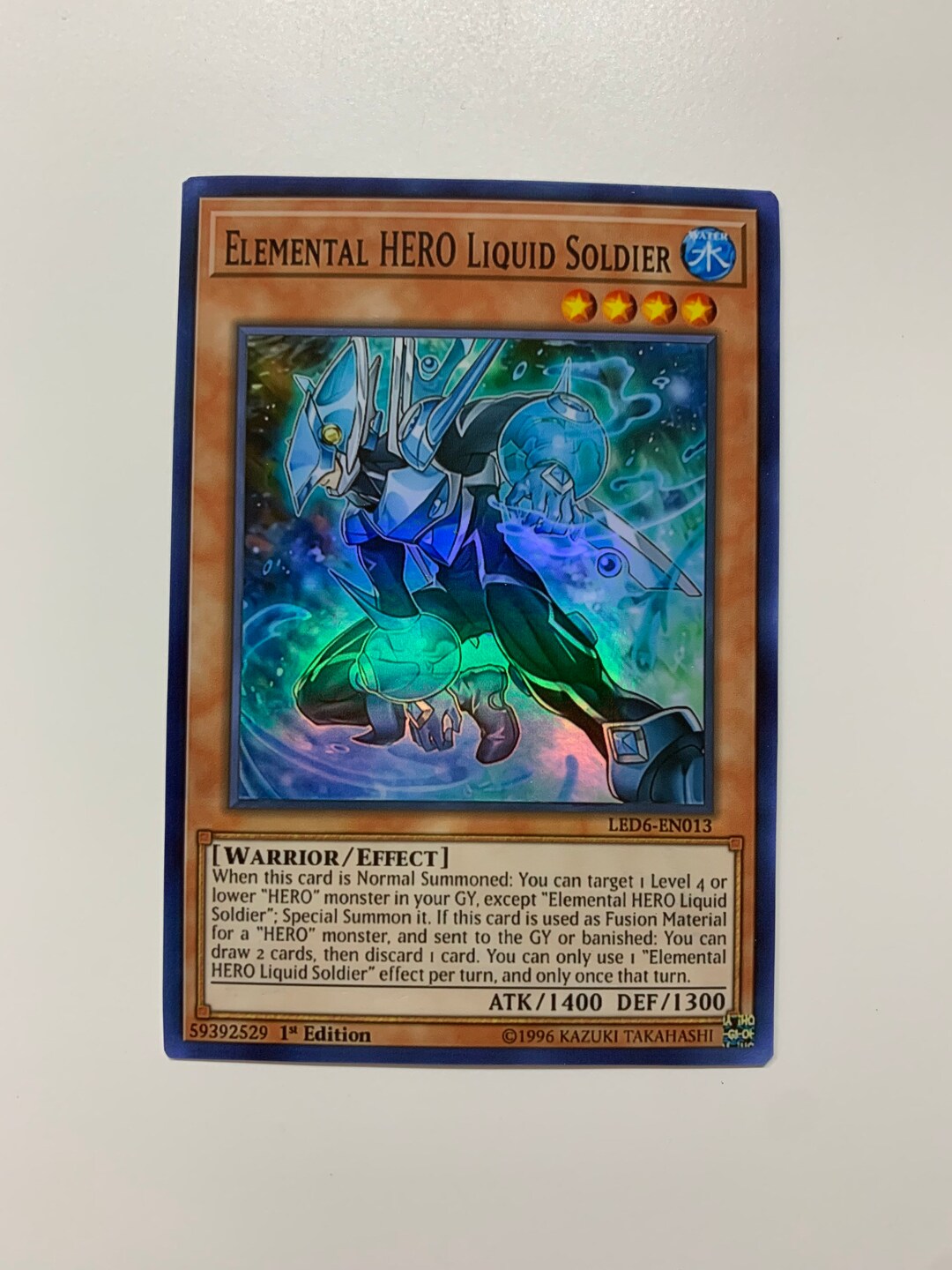 Elemental HERO Liquid Soldier | Super Rare | Orica PROXY - Etsy