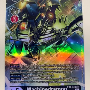 Machinedramon EX1-073 alternate Art FULL HOLO Orica PROXY - Etsy