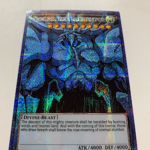 Obelisk the Tormentor | Full Art Starlight Rare | Orica PROXY - Etsy