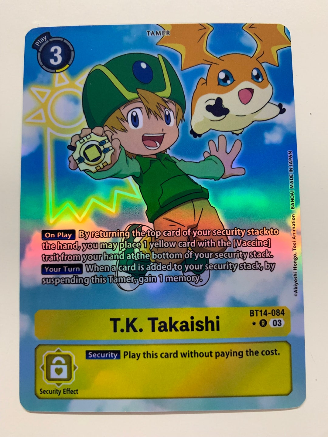Tk Takaishi BT14-084 alternate Art FULL HOLO Orica PROXY - Etsy