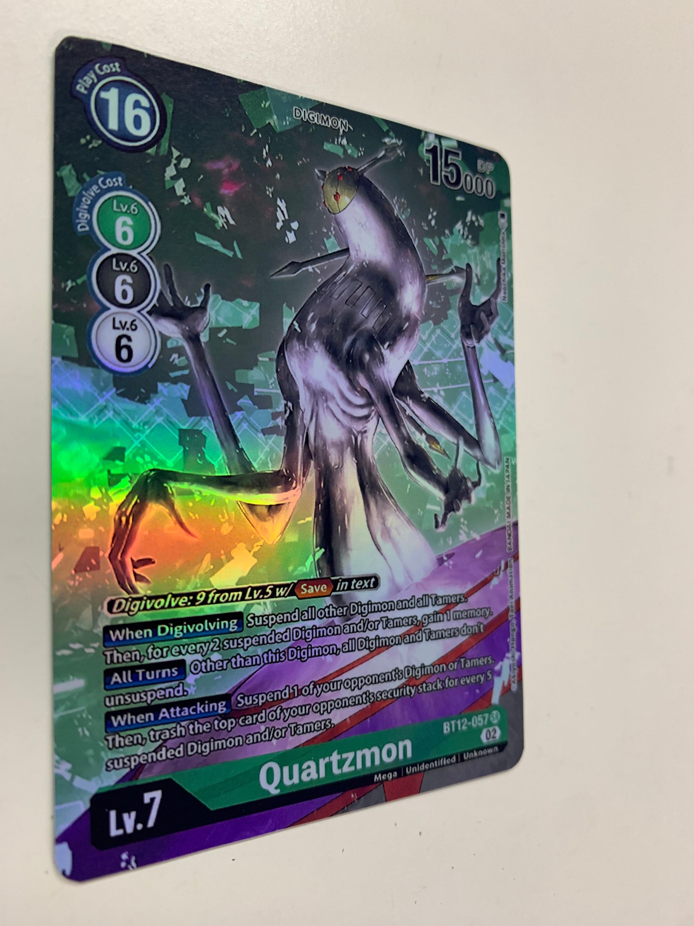 Quartzmon BT12-057 alternate Art FULL HOLO Orica PROXY - Etsy